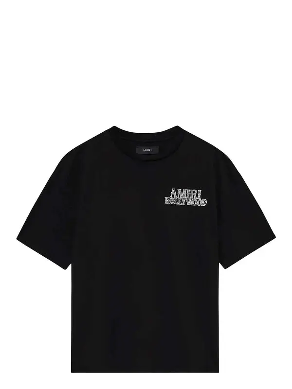 Amiri Hollywood Oversized T-shirt - Black