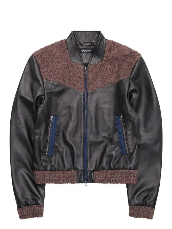 KIKO KOSTADINOV Konrad Leather Jacket - Black