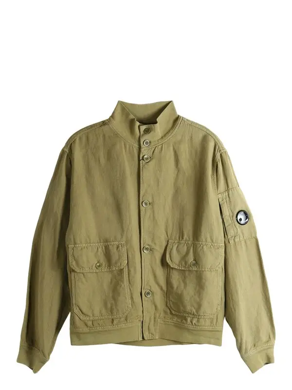 C.P. COMPANY Medium Jacket In Broken Twill - Green
