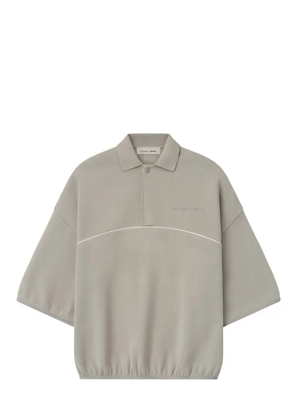Fear Of God Seal" Active Trace Quarter Sleeve Modern Polo - Grey