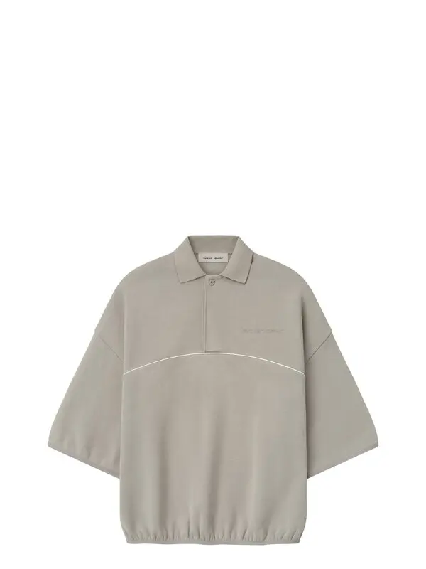 Fear Of God Seal" Active Trace Quarter Sleeve Modern Polo - Grey