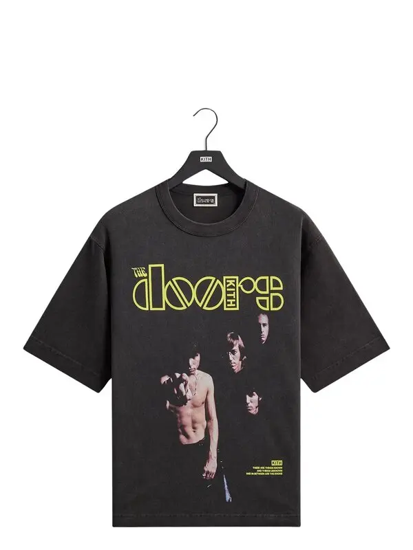 Kith Records For The Doors Self-titled Vintage Alex Tee - Black
