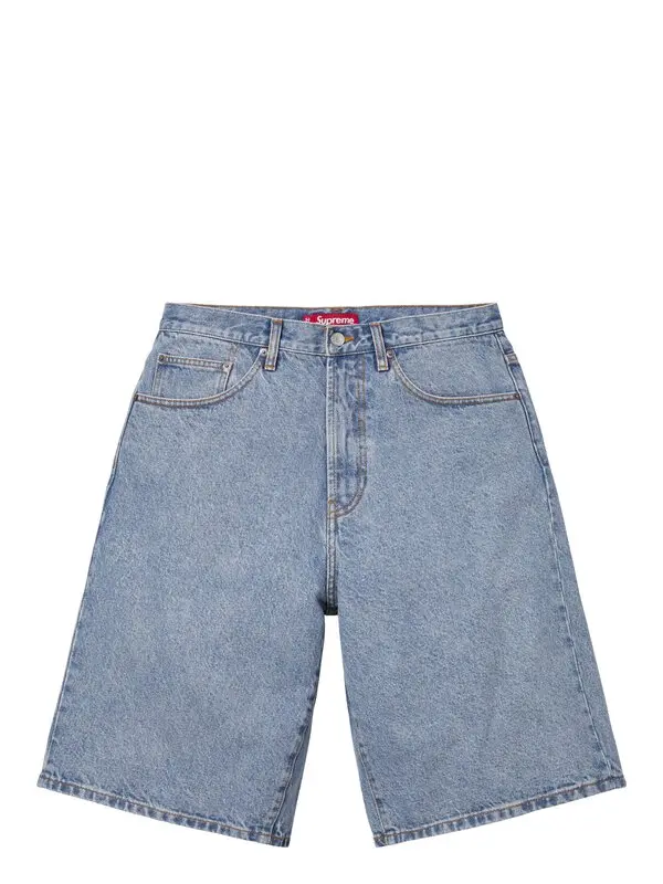 Supreme Baggy Denim Short - Blue