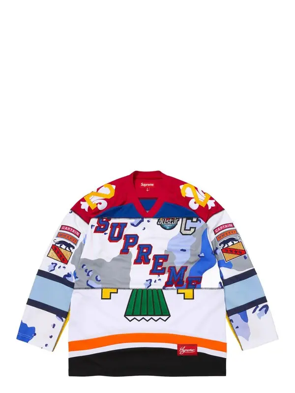 Supreme Paneled Hockey Jersey - White