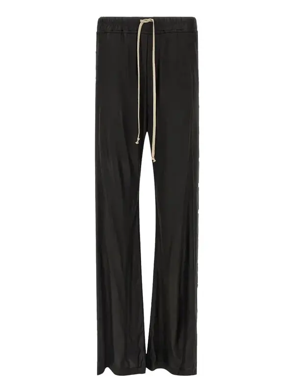 Rick Owens Wide Leg Drawstring Pants - Black