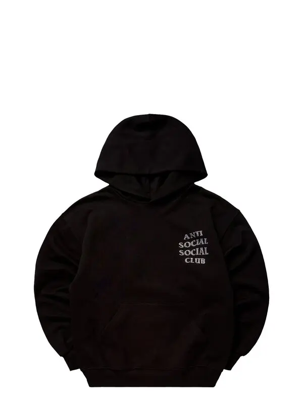 ANTI SOCIAL SOCIAL CLUB Rhinestone Hoodie - Black
