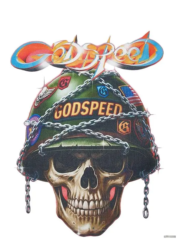 GODSPEED Snow' Badges Of Honor Graphic T-shirt - White