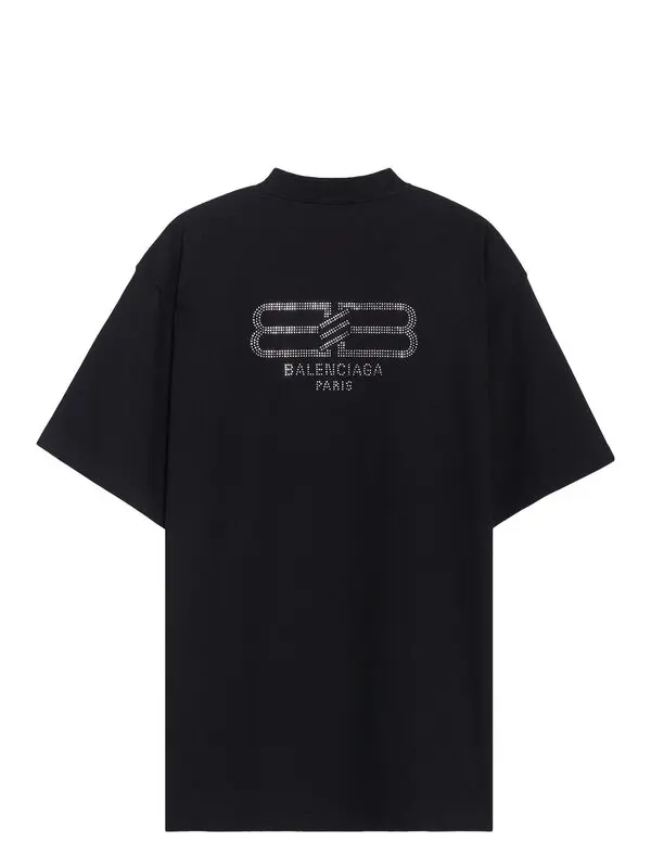 Balenciaga Strass T-shirt - Black