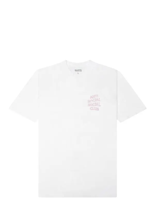 ANTI SOCIAL SOCIAL CLUB I Glow In The Dark" Graphic T-shirt - White