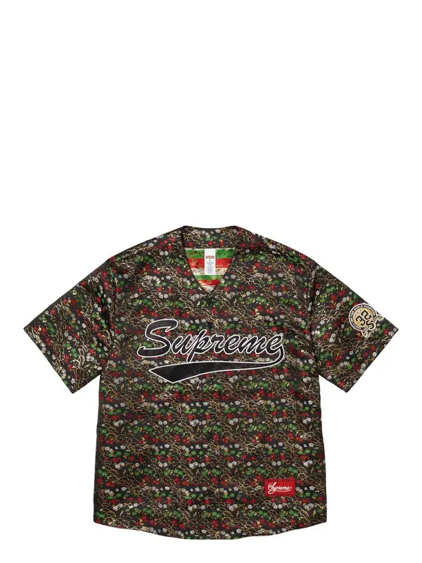 Supreme Floral Jacquard Jersey - Black