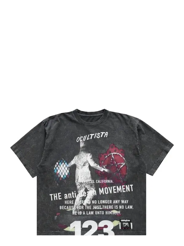 RIVINGTON ROI REBIS Theosophic Cva Tee 'mechanic - Black
