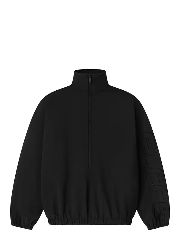 Fear Of God Active Trace 1/2 Zip Track Jacket - Black