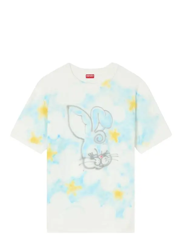 Kenzo Cartoon Slim T-shirt" In Off - White