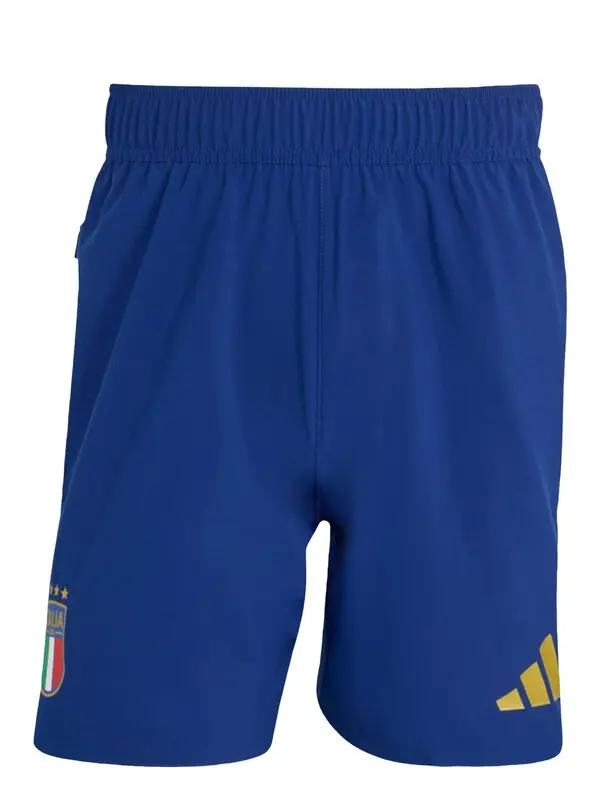 Adidas Italy Tiro Travel Shorts - Blue