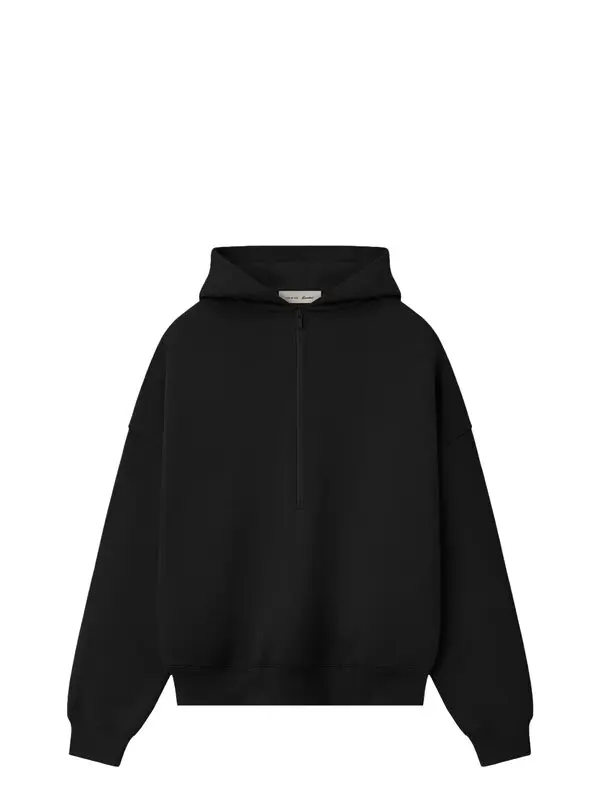 Fear Of God Property Lounge Half Zip Hoodie - Black
