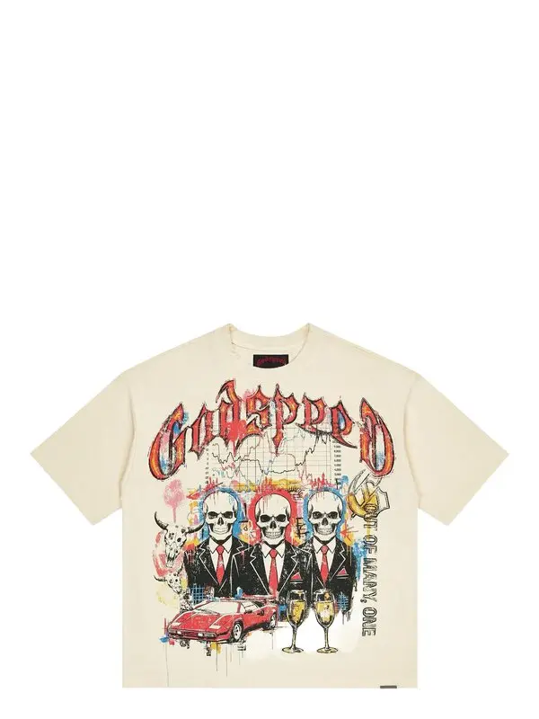 GODSPEED A.t.h. Graphic T-shirt - Cream