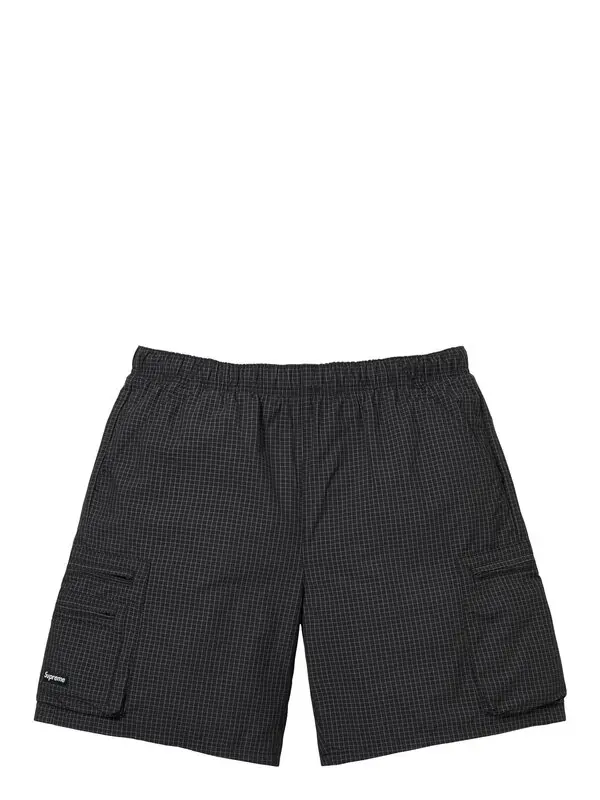 Supreme Ripstop Cargo Water Short - Black