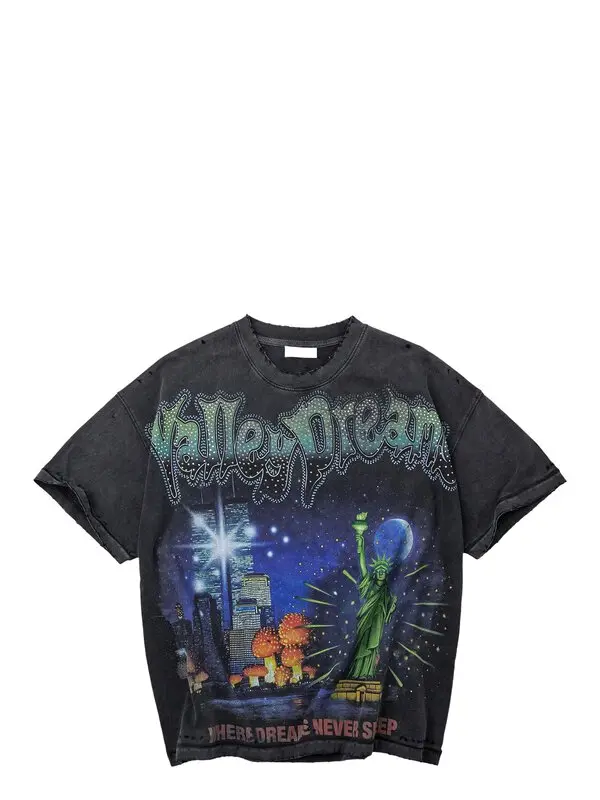 VALE FOREVER Skyline Bling T-shirt - Black