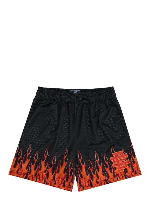 ERIC EMANUEL Ee Basic Short With Flame Print - Black