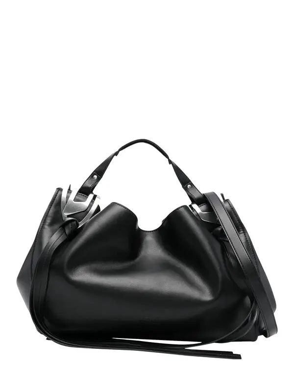 DIESEL® Knot-d Top Handle Shoulder Bag - Black