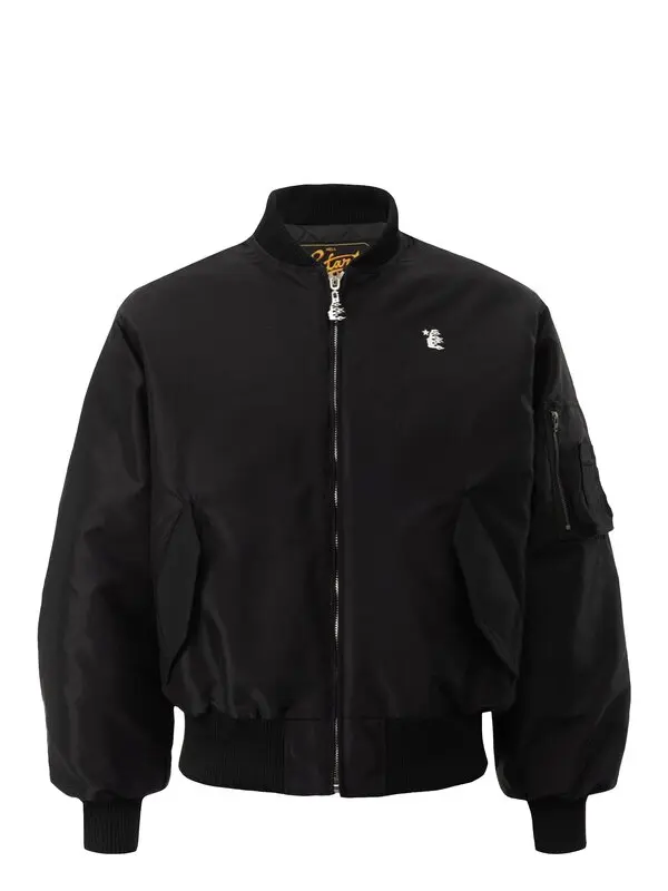 HELLSTAR Core Logo Bomber Jacket - Black