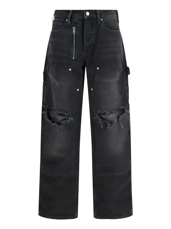 Alexander Wang Mid Rise Carpenter Jeans - Black