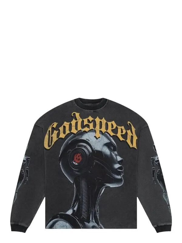 GODSPEED Alexa Long Sleeve Shirt Wash - Grey