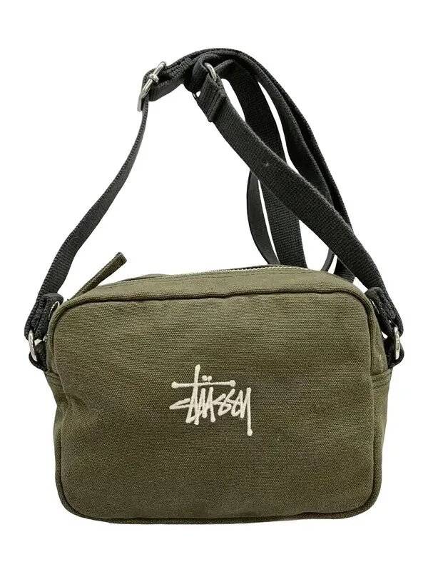 StÜssy Canvas Side Pouch - Green
