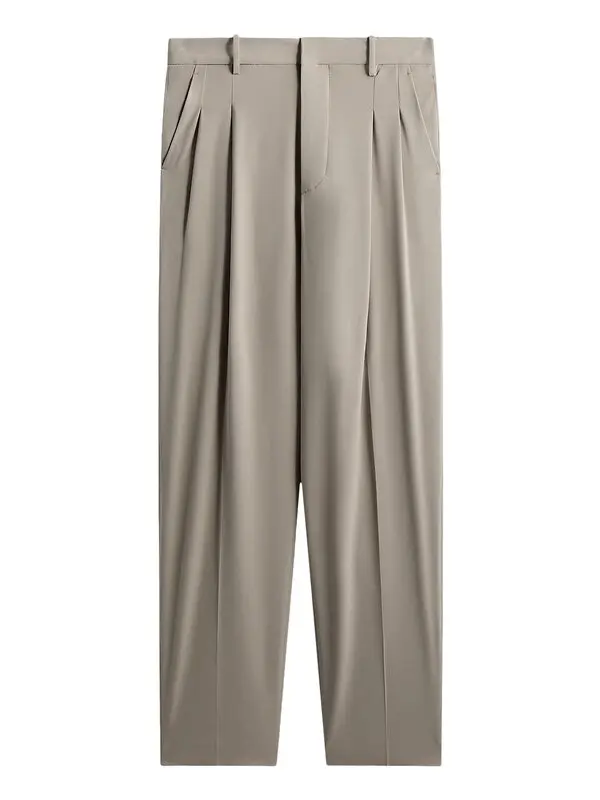 Kith Double Crepe Lambert Pleated Trouser - Brown