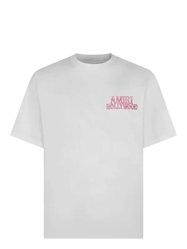 Amiri Hollywood Oversized T-shirt - Cream