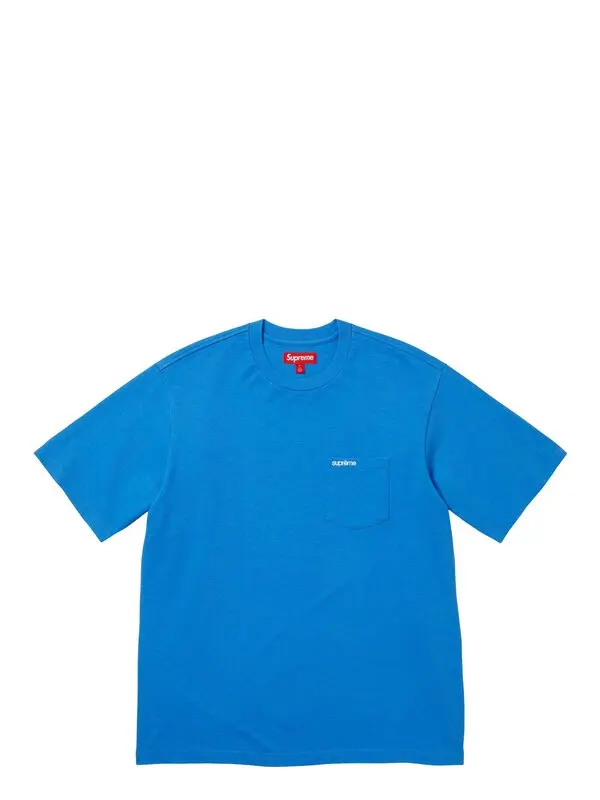 Supreme Short Sleeve Pocket Tee - Blue
