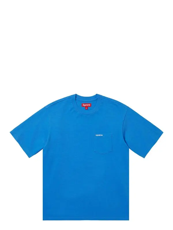 Supreme Short Sleeve Pocket Tee - Blue