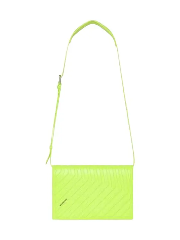 Balenciaga Car Flap Bag With Strap - Yellow