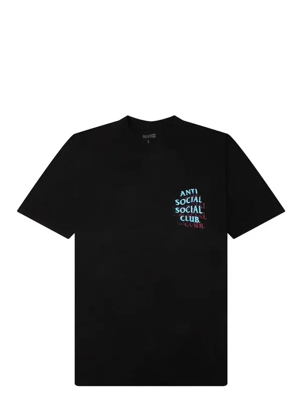 ANTI SOCIAL SOCIAL CLUB Distressed Graphic T-shirt - Black