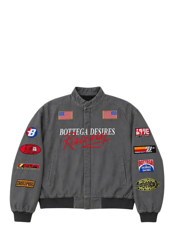 BOTTEGA DESIRES Racing Jacket - Grey
