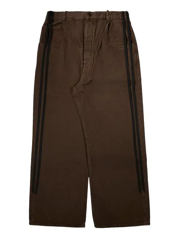 ANN DEMEULEMEESTER Olan High Comfort 5-pocket Trousers - Brown