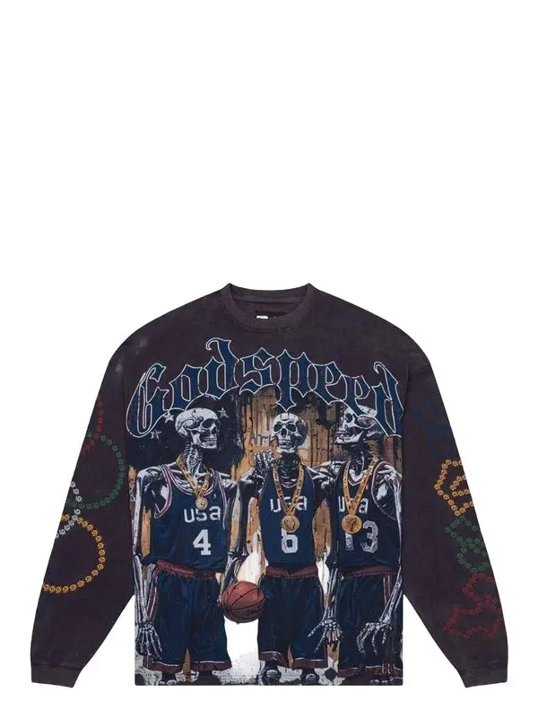 GODSPEED Dream Team' Long Sleeve T-shirt - Black