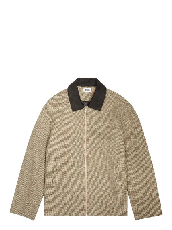KROST Wool Combo Zip-up Jacket - Multicolor