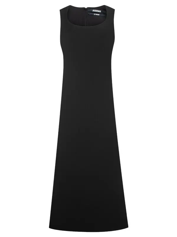 Jacquemus La Robe Tablier Sleeveless Dress - Black