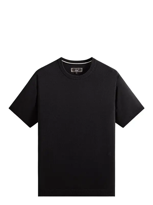 Kith Super Fine Viscose Knit Carrington Tee - Black