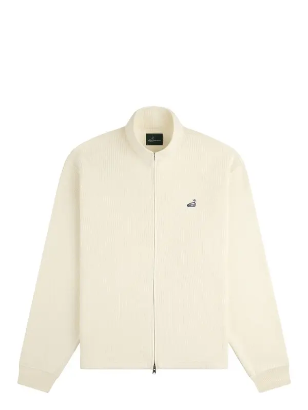 Aimé Leon Dore Golf Piqué Full Zip Sweater - Cream