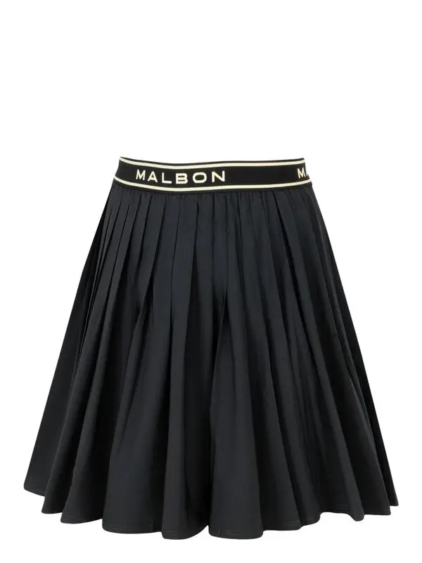 MALBON Laurell Pleated Skirt - Black