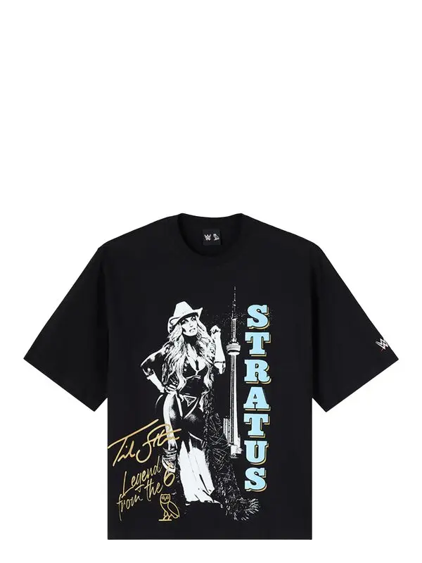 OVO X Wwe Trish Stratus Graphic T-shirt - Black