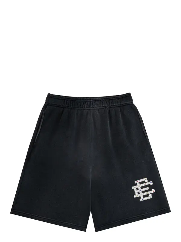 ERIC EMANUEL Ee Rhinestone Sweatshort - Black