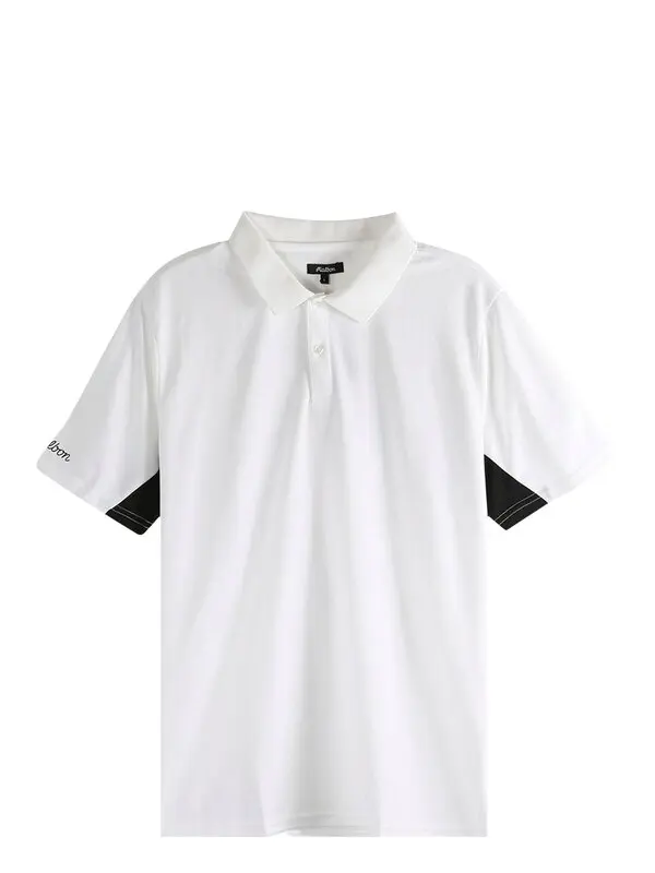 MALBON Evergreen Paneled Performance Pique Shirt - White