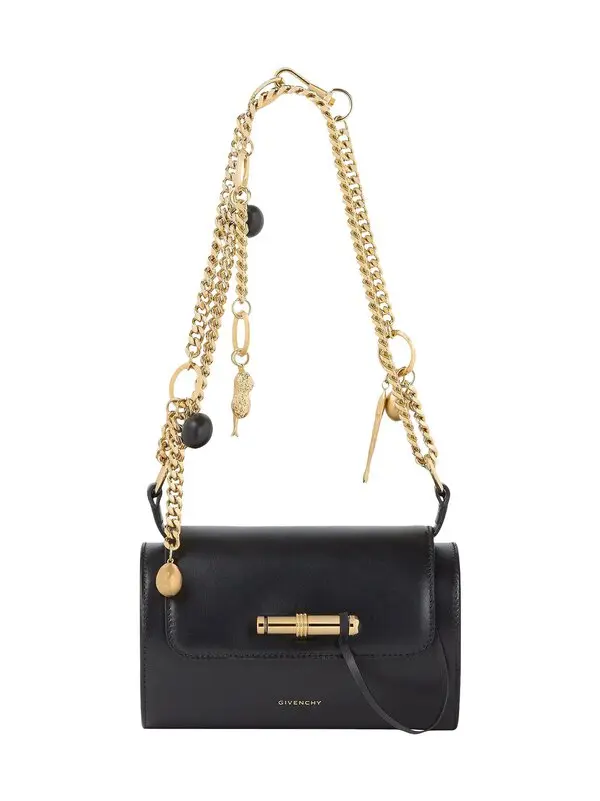 Givenchy Small Flap Bag With Chain Strap - Black