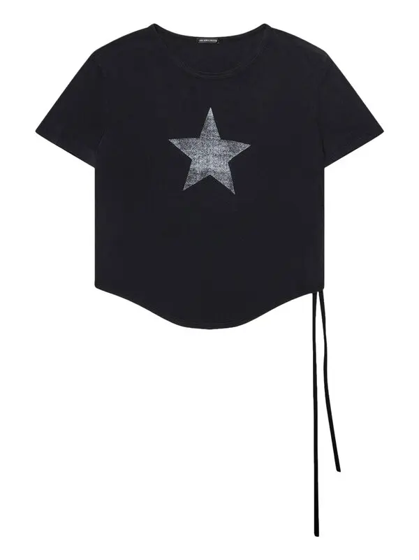 ANN DEMEULEMEESTER Star Print Shirt - Black