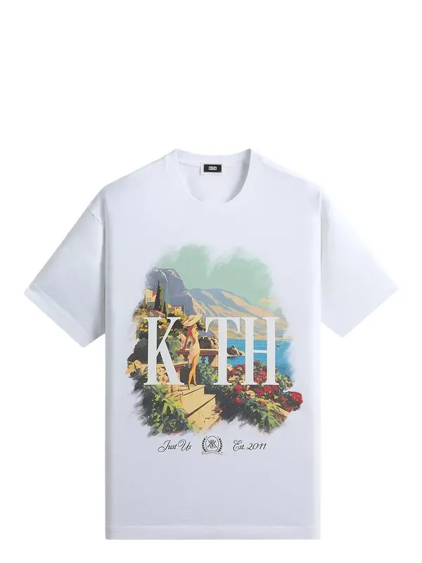 Kith Getaway Vintage" Graphic T-shirt - White