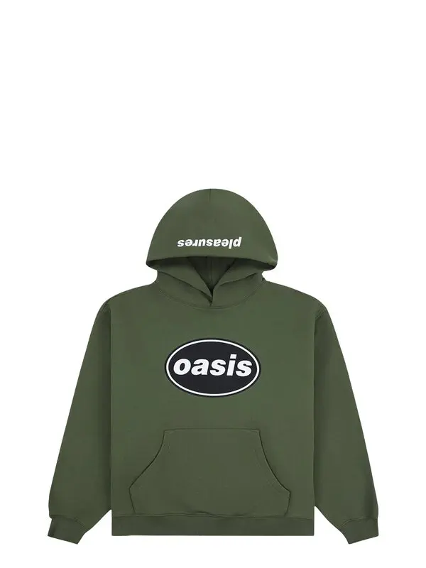 PLEASURES Knebworth Hoodie - Green