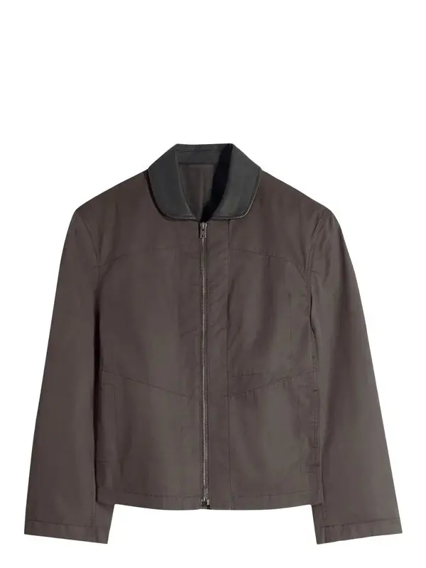 LEMAIRE Leather Collar Blouson - Multicolor